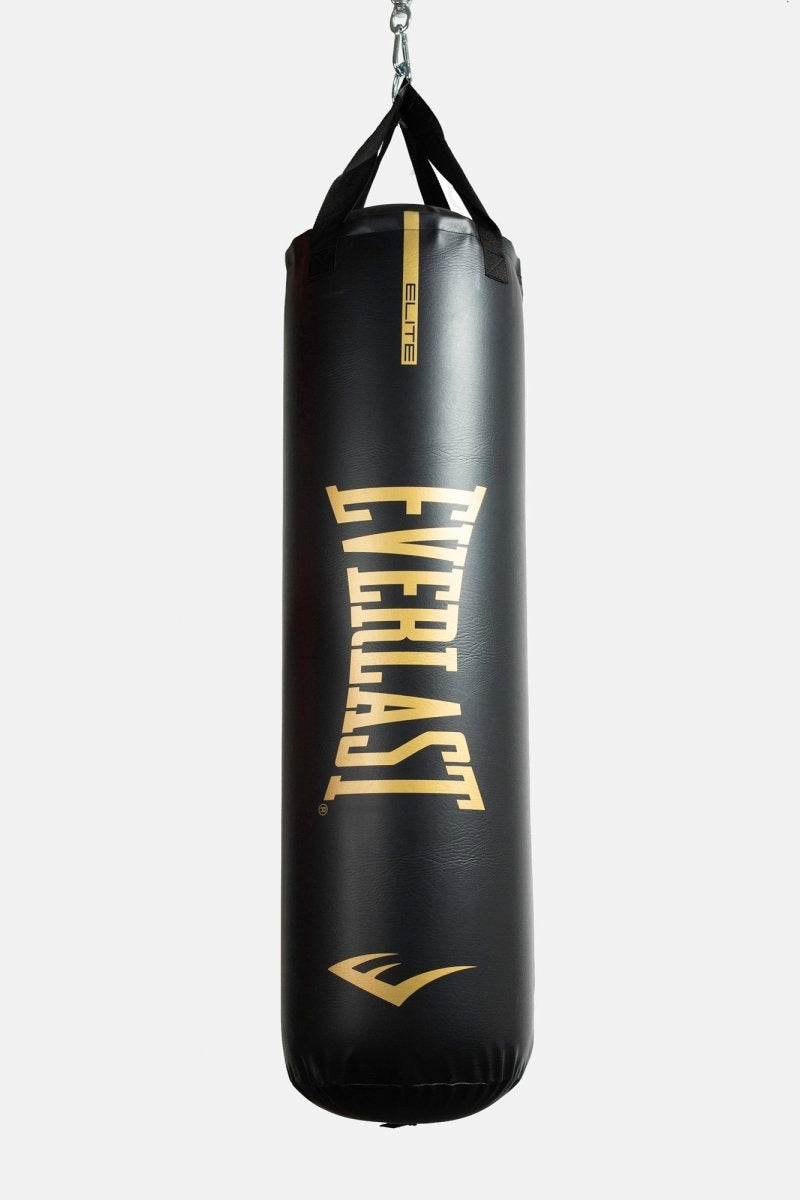 Costal de Box Élite Negro con Dorado 70 LB
